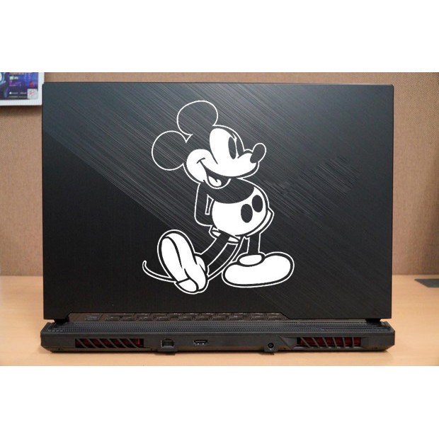 Jual stiker laptop mickey mouse 17 custom cutting stiker murah | Shopee ...