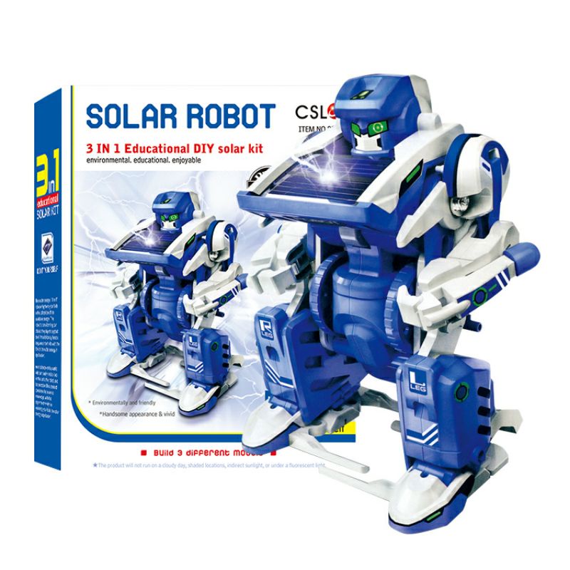 Jual Mainan Edukasi Robot Anak / 3 in 1 Robot Solar / Kado Anak Robot 3 ...
