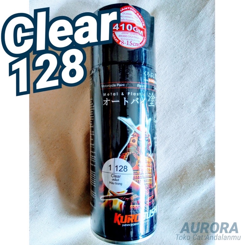 Jual Samurai Paint Clear Gloss 128 Vernis Klir Anti Gores 400ml ...
