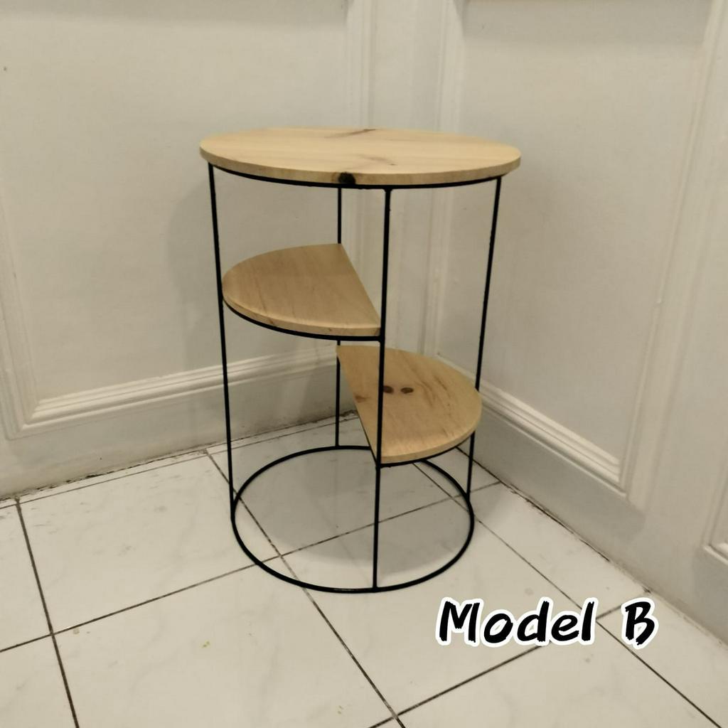 Jual meja stool susun bulat | meja kopi minimalis | Shopee Indonesia