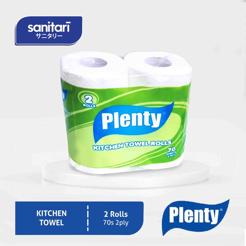 Jual Tissue Plenty Kitchen Towel isi 2roll Tissu Makan Serap Minyak ...