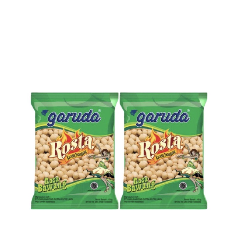 Jual Garuda Rosta Kacang Oven Rasa Bawang 2 x 12 gr | Shopee Indonesia