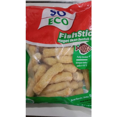 Jual nugget so eco fish stik nugget ikan bentuk stik | Shopee Indonesia