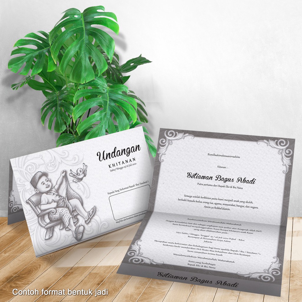 Jual Blangko Undangan pernikahan / Lamaran / Khiatanan / Sunatan ...
