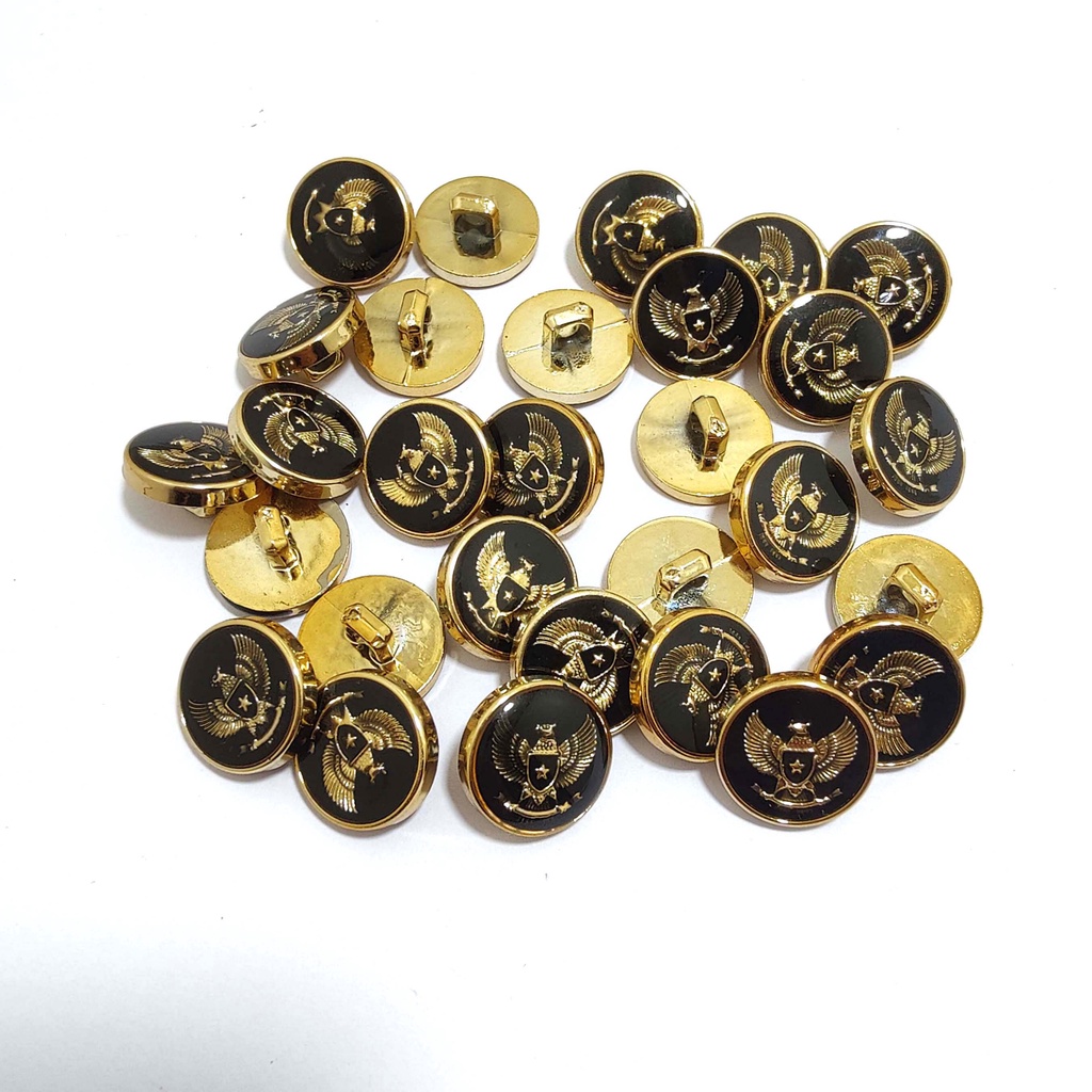 Jual KANCING BAJU SAFARI KANCING GARUDA 15 MM PER 12 PCS | Shopee Indonesia