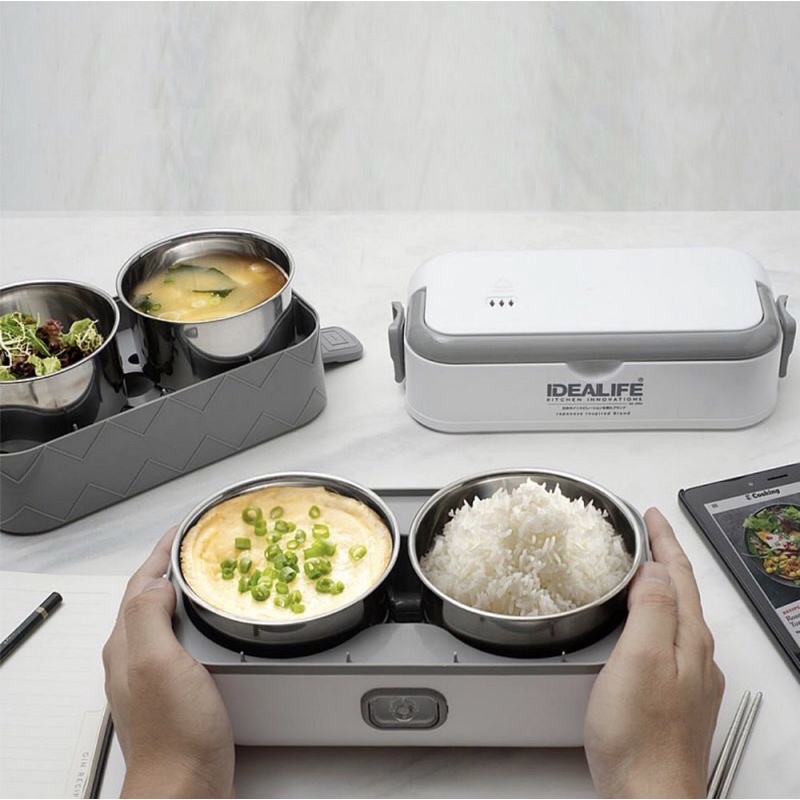 Jual ELEKTRIC LUNCH BOX 2 LITER IDEALIFE IL-110A/PENGHANGAT MAKANAN ...