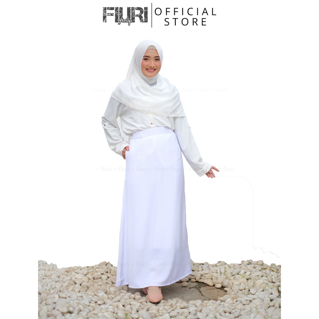 Jual FIURI - Rok Kain Hitam Panjang Model A - Rok Kain Model A - A-Line ...