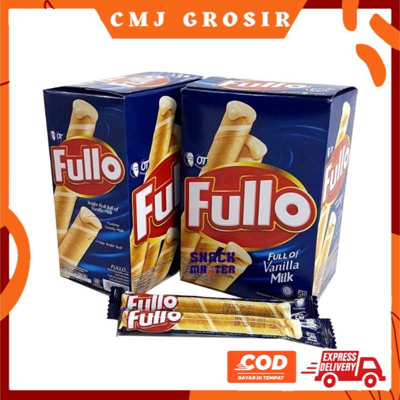Jual [PACK] FULLO WAFER ROLL 500 PACK ISI 24 PCS VANILA | CHOCOLATE ...