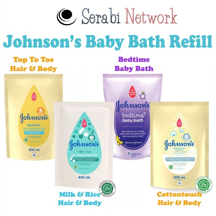 Jual Johnsons Baby Bath Refill 400ml | Shopee Indonesia