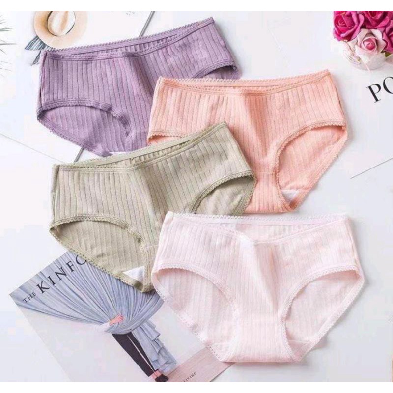 Jual CD WANITA RENDA BAHAN PREMIUM / UNDIES WANITA KARET RENDA | Shopee Indonesia