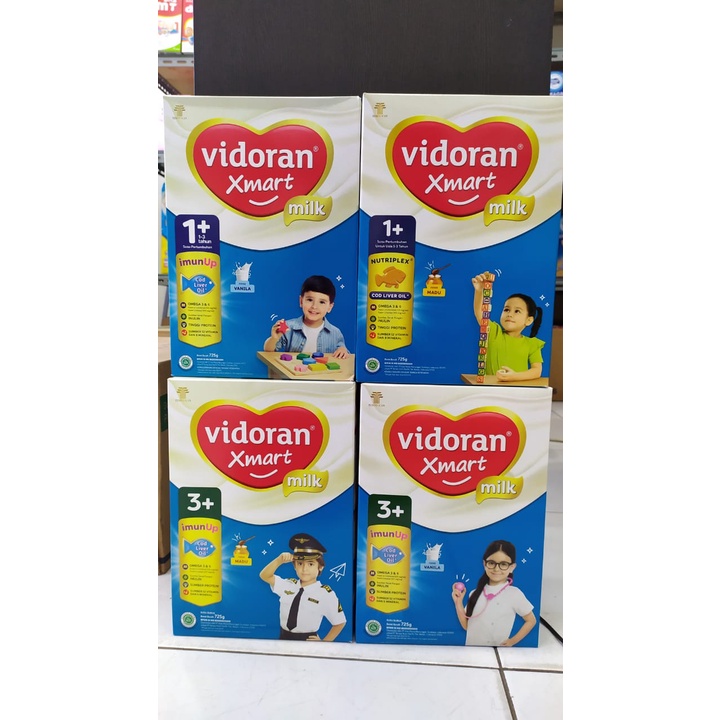 Jual Vidoran Xmart 1+ /3+ madu vanila /5+ madu/vanila/coklat 750 gr ...