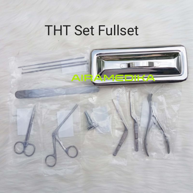Jual THT Set Paket Komplit 11 item + Bak Instrumen 508 Stainless Steel ...