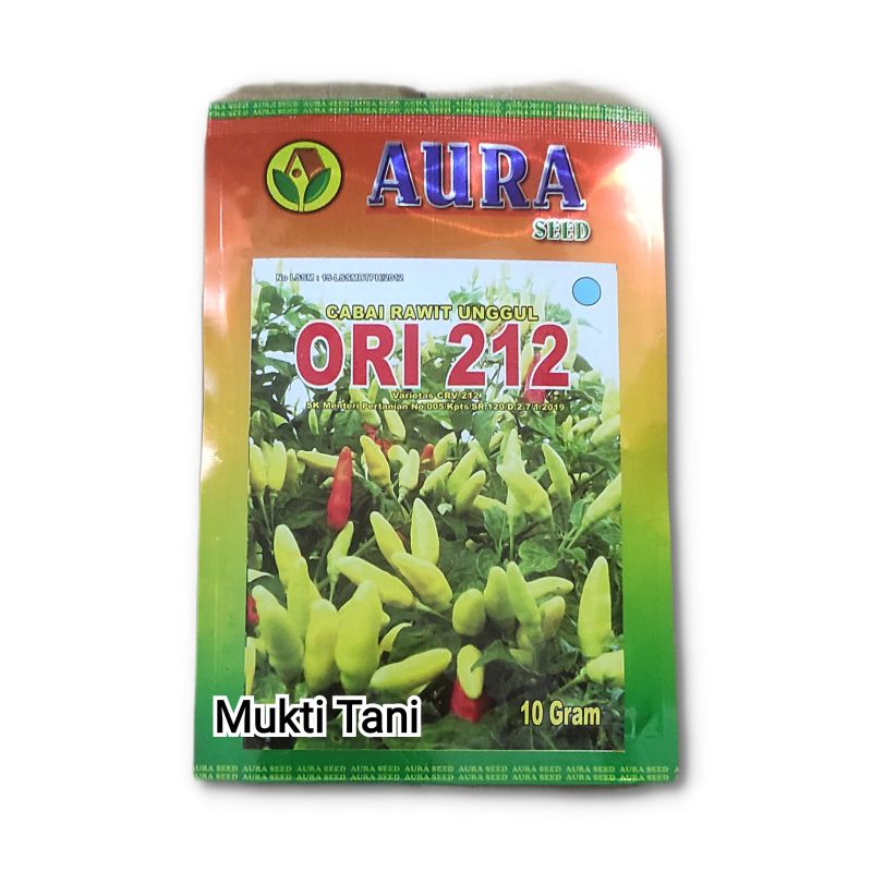Jual Benih Bibit Cabe Rawit Putih ORI 212 (10 Gram) Benih Bibit Cabai Aura Seed | Shopee Indonesia
