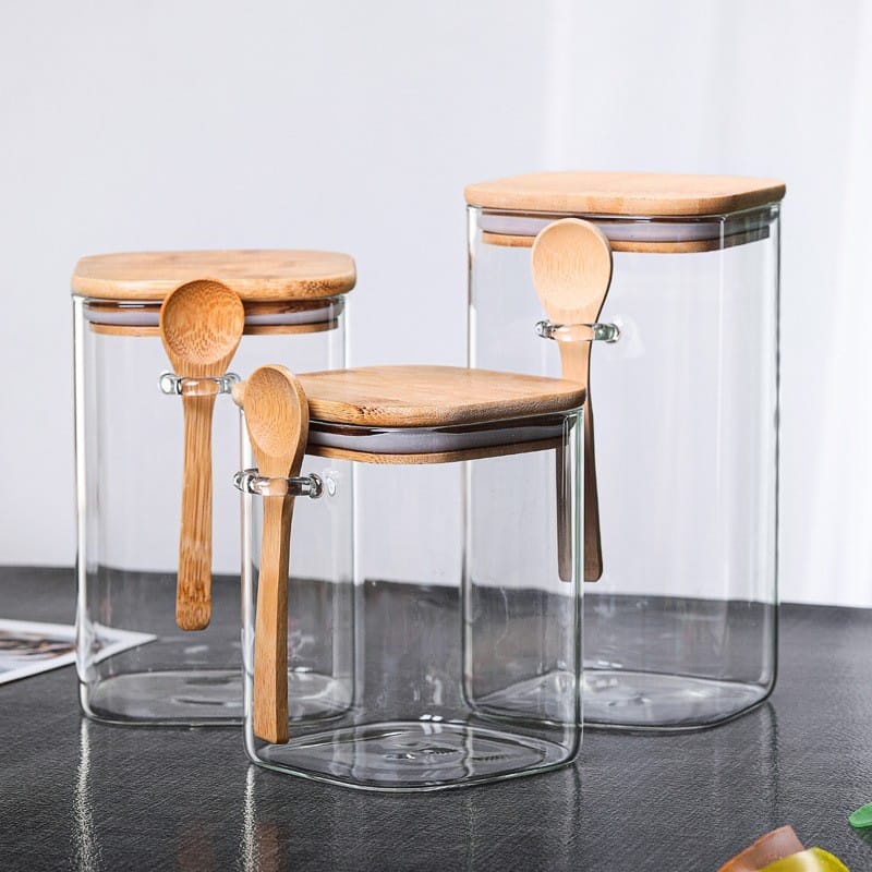 Jual TOPLES KACA AESTHETIC KOTAK (EDA-05100) | Shopee Indonesia