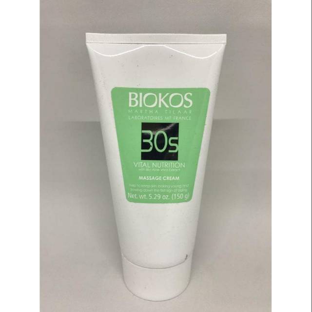 Jual BIOKOS 30S VITAL NUTRITION MASSAGE CREAM 150 Gr | Shopee Indonesia