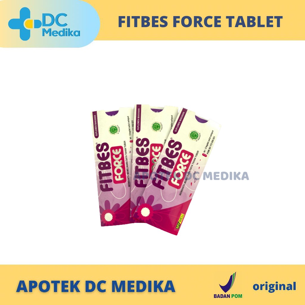 Jual FITBES FORCE TABLET / SUPLEMEN MAKANAN / DAYA TAHAN TUBUH | Shopee ...