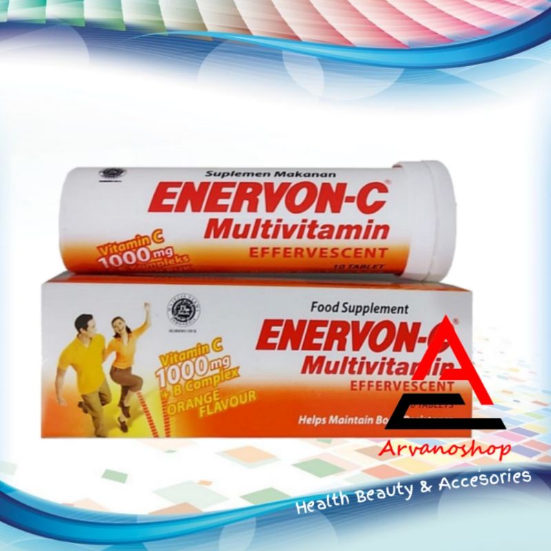 Jual ENERVON-C EFFERVESCENT 10 TUBE | Shopee Indonesia