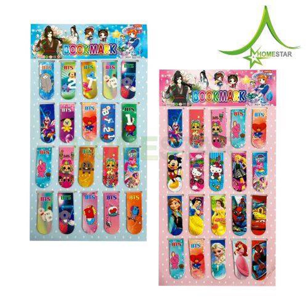 Jual Pembatas Buku File Dokumen Motif Disney/Frozen/Animal/Penanda ...