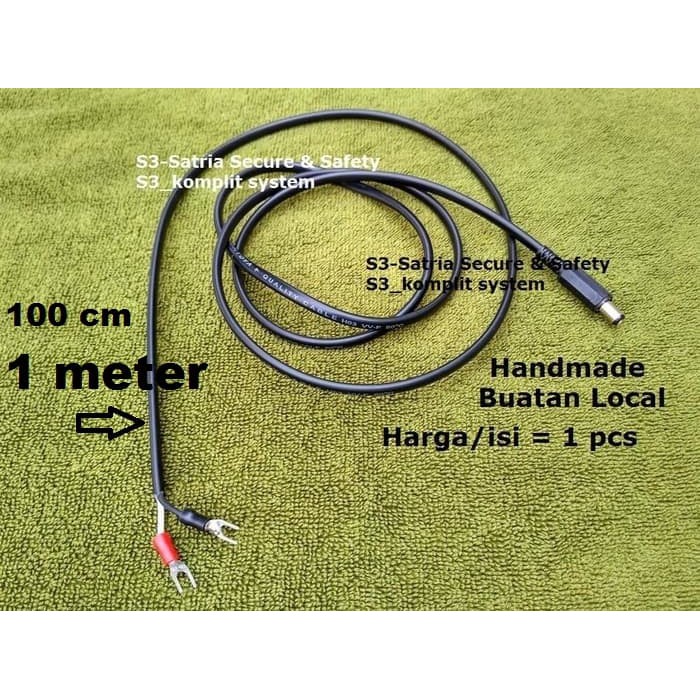 Jual Kabel 1 meter Jack DC adaptor Power supply 5v 12v 24v 36V 48V 1m 1 ...