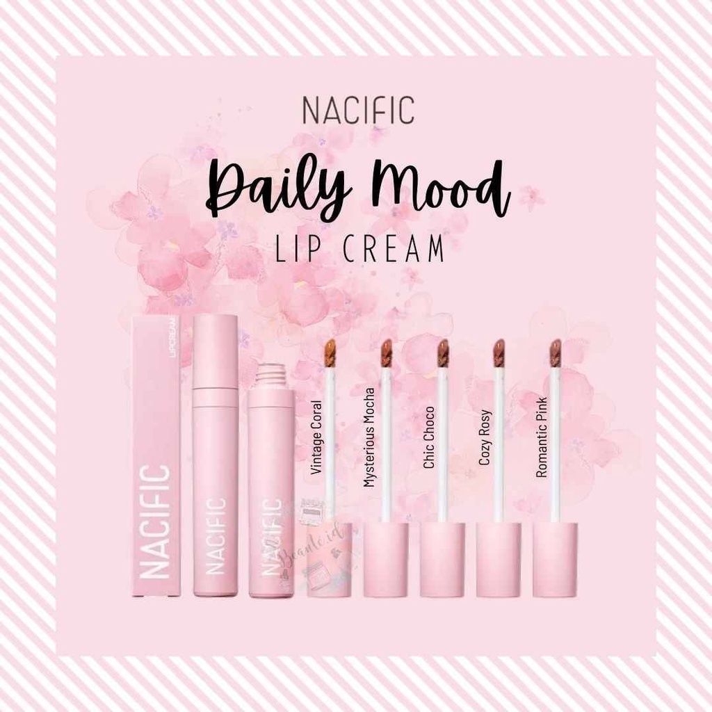 Jual Nacific Daily Mood Lip Cream Lipstick Nacific | Shopee Indonesia
