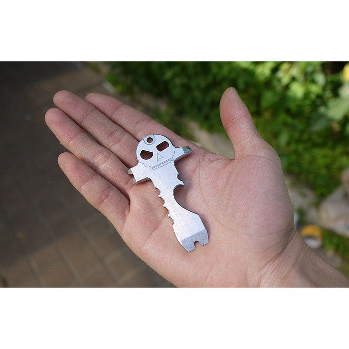 Jual Skull Crowbar Screwdriver EDC Multifunction Tool - Silver | Shopee ...
