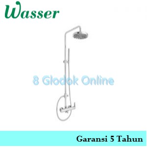 Jual Wasser ESS-A330 Wall Mounted Column Rain Shower Mixer Set | Shopee ...