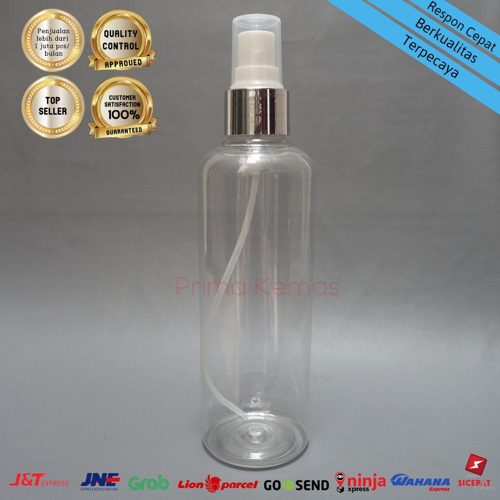 Jual Botol Sprayer 250 ml - botol kosmetik 250 ml - botol skincare Pet ...