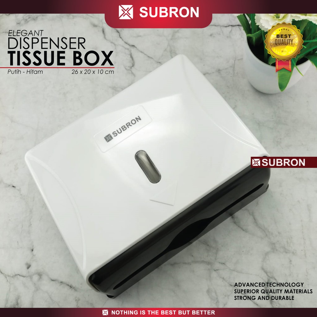 Jual SUBRON Tempat Tisu Kotak Tembok Dinding Tissue Box Dispenser ...