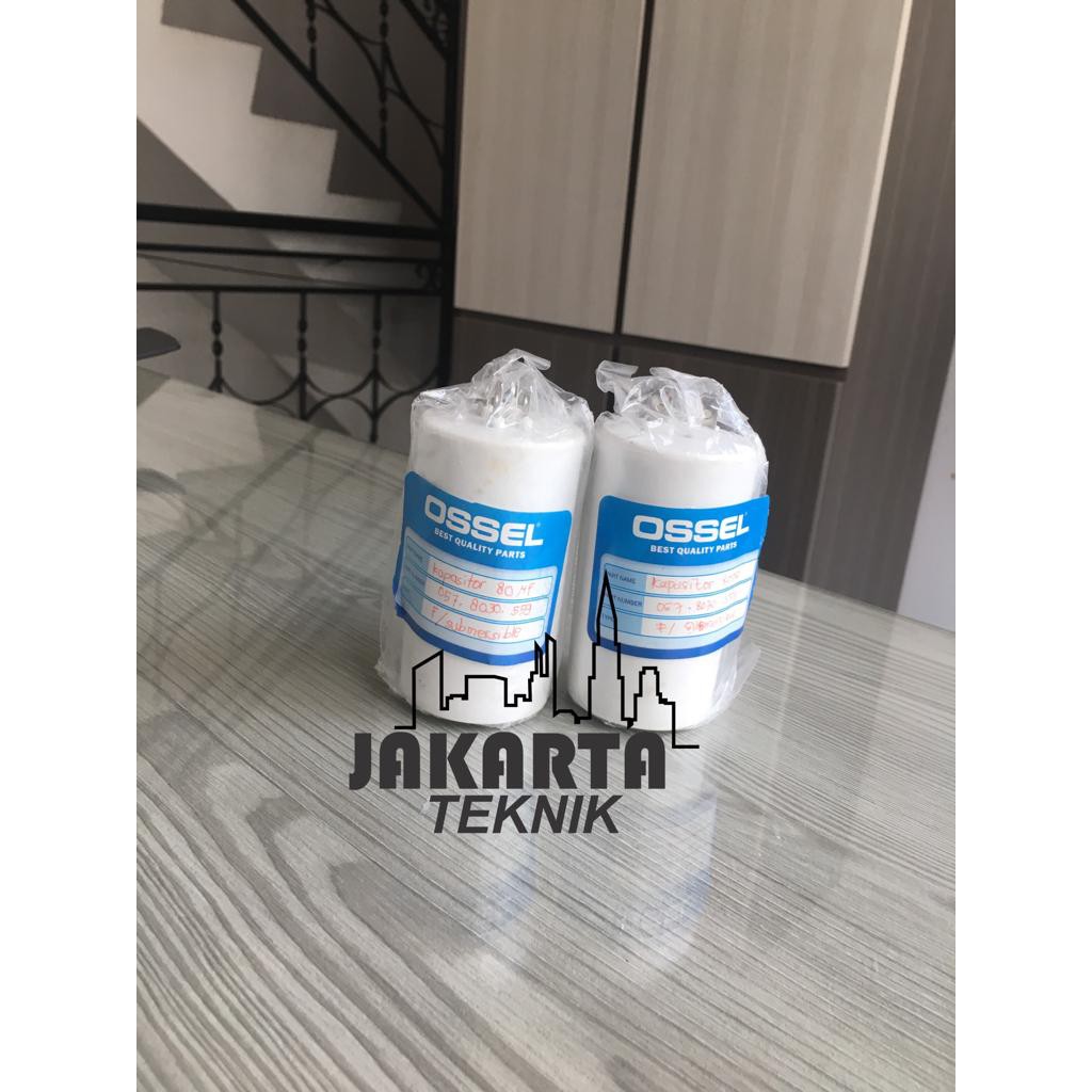 Jual Kapasitor 80 Mikrofarad 4 Pin /Kapasitor Submersible 80 UF 4 Pins ...