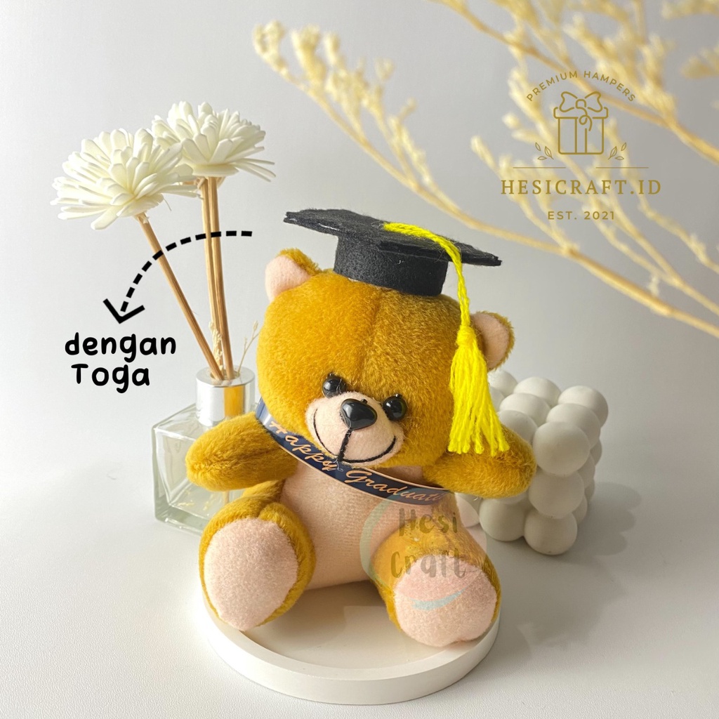 Jual BONEKA WISUDA/ BONEKA GRADUATION/ HADIAH BONEKA/ BEAR PLUSH ...