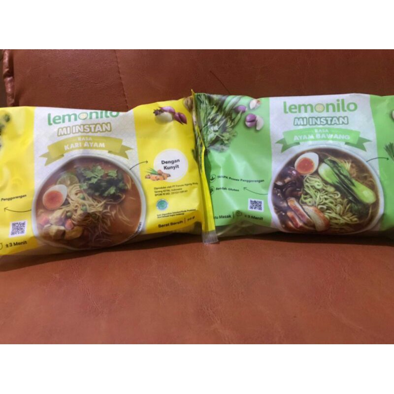 Jual Lemonilo Mie Instan Rebus Rasa Ayam Bawang/Kari Ayam | Shopee ...