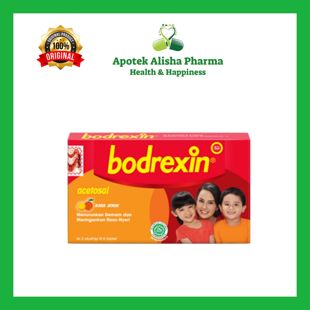 Jual Bodrexin Tablet (Box 4strip) - Bodreksin Obat Penurun Panas Demam ...