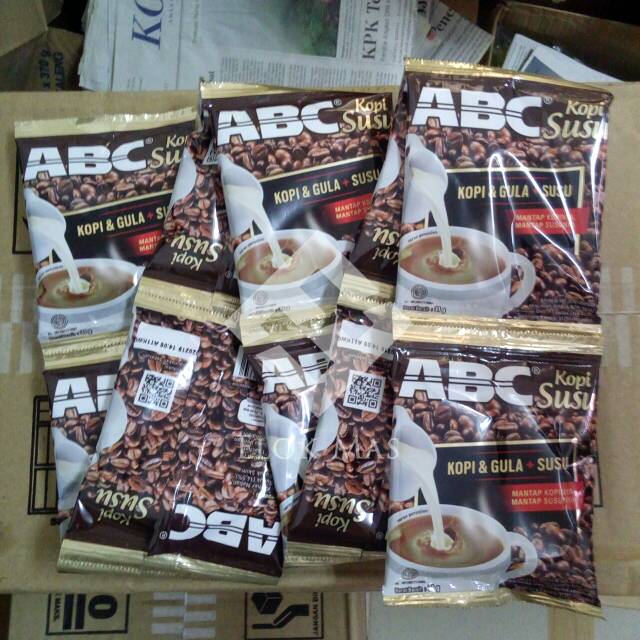 Jual Kopi ABC Susu per Renceng Kopi Bubuk (10sachet × 31gr) | Shopee ...