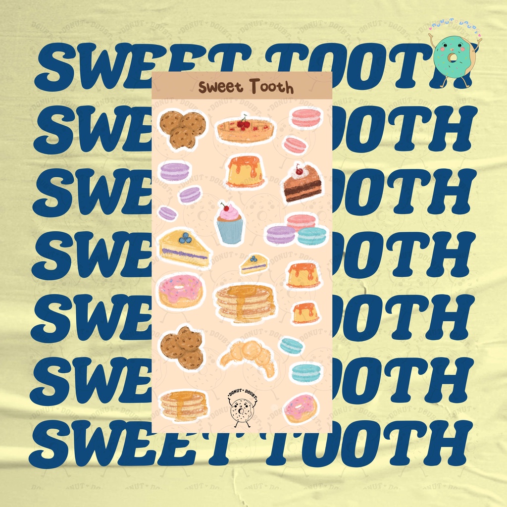 Jual Sweet Tooth Sticker Sheet - Stiker Lembaran | Shopee Indonesia