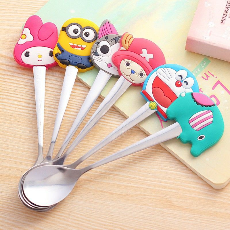 Jual Sendok makan sendok teh karakter lucu stainless | Shopee Indonesia