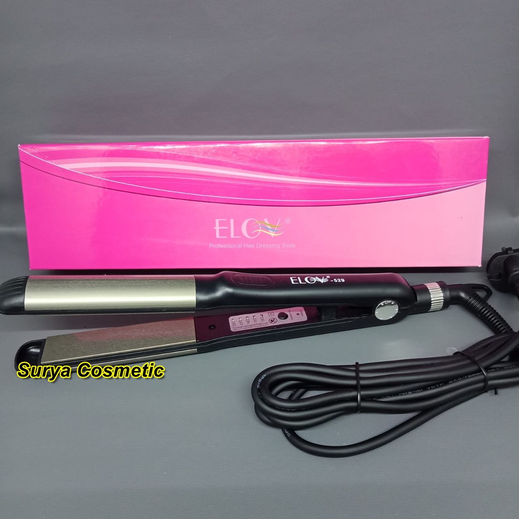 Jual Catok Elov 529 2in - Catok Curly Gold Izzystyle | Shopee Indonesia