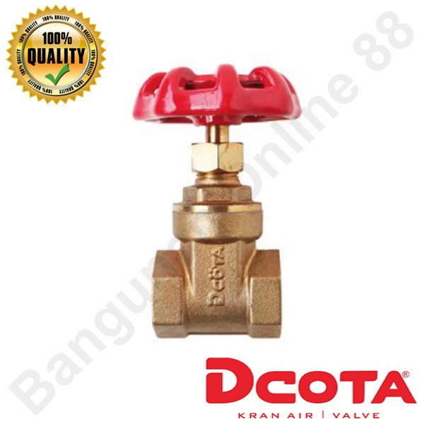 Jual Stop kran putar Gate Valve keran 1/2" inch Dcota by Onda Kuningan | Shopee Indonesia