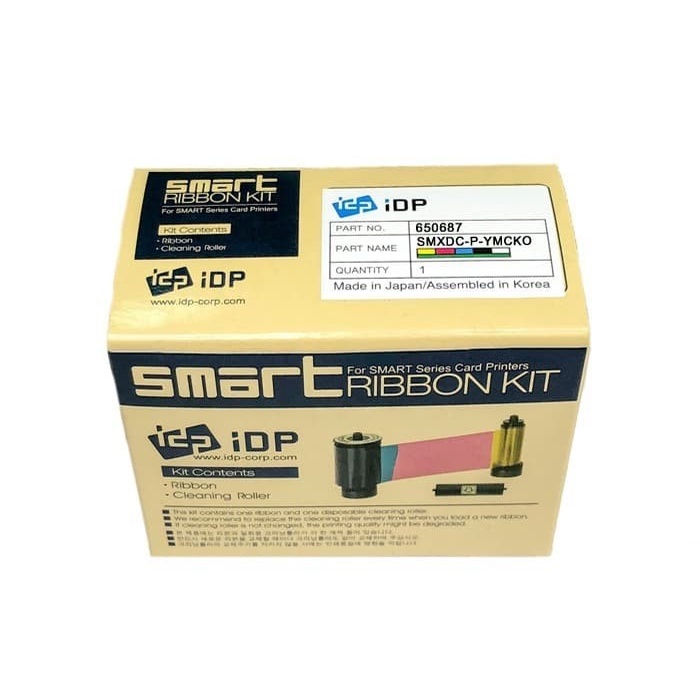 Jual IDP RIBBON KIT ID CARD PRINTER SMART 50 COLOR YMCKO ( PN : 650687 ...