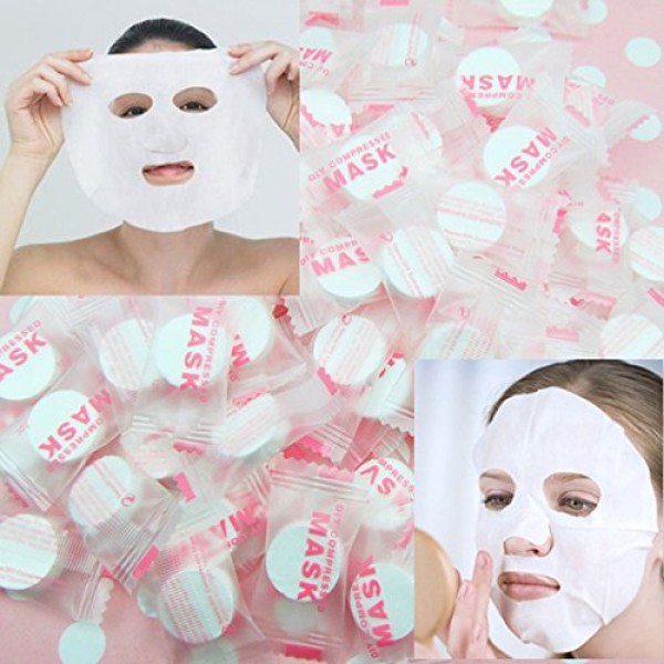Jual Masker Tissue Bentuk Permen / Face Mask Compressed Tablet / Masker ...