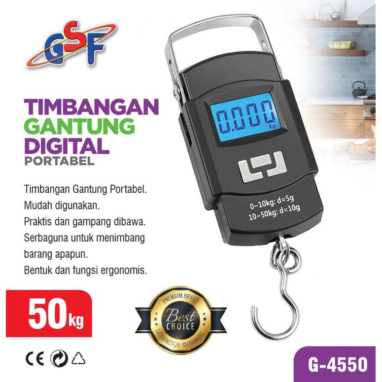 Jual TIMBANGAN DIGITAL GANTUNG KAPASITAS 50KG | Shopee Indonesia