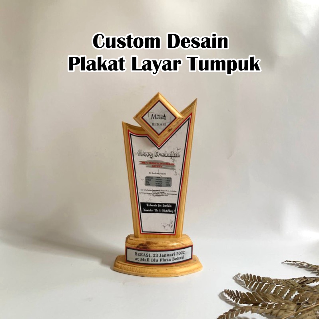 Jual PLAKAT KAYU CUSTOM/PLAKAT KAYU LAYAR TUMPUK/PLAKAT KAYU MURAH ...