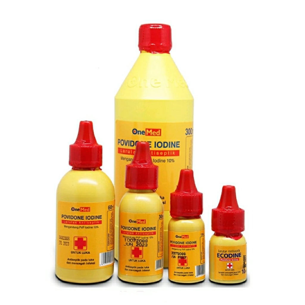 Jual POVIDONE Iodine Onemed 30ml / 60ml- Obat Merah Antiseptic | Shopee ...