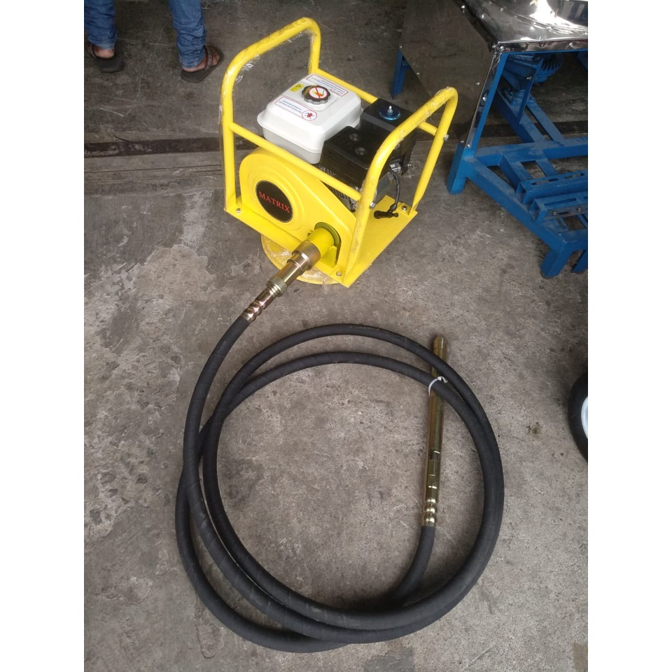 Jual Mesin Vibrator Cor Beton MATRIX Komplit Selang 4 Meter dan 6 Meter HARGA PROMO | Shopee ...