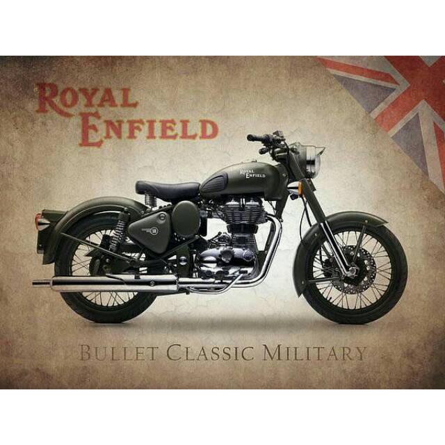 Jual STIKER POSTER IKLAN JADUL MOTOR ROYAL ENFIELD | Shopee Indonesia