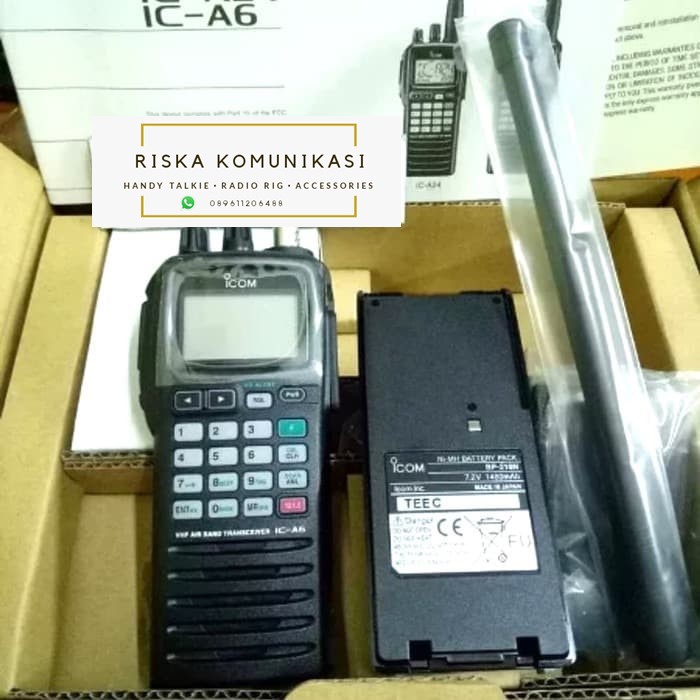 Jual HT ICOM IC A6 ORIGINAL - HT AIRBAND ICOM A6 MURAH | Shopee Indonesia