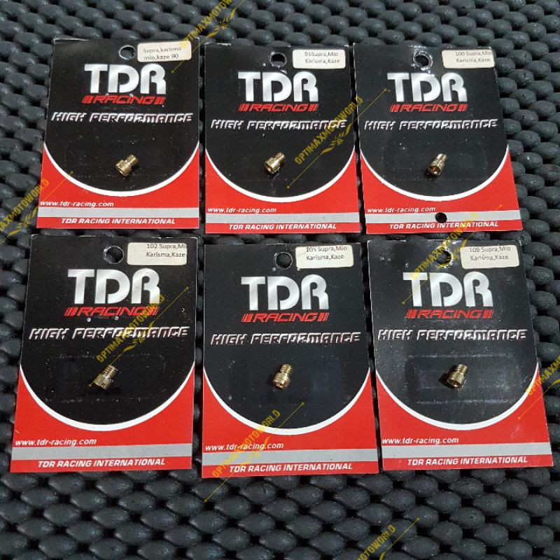 Jual Main Jet karbu TDR Supra / Karisma / Mio / Kaze ukuran 90 , 95 ...