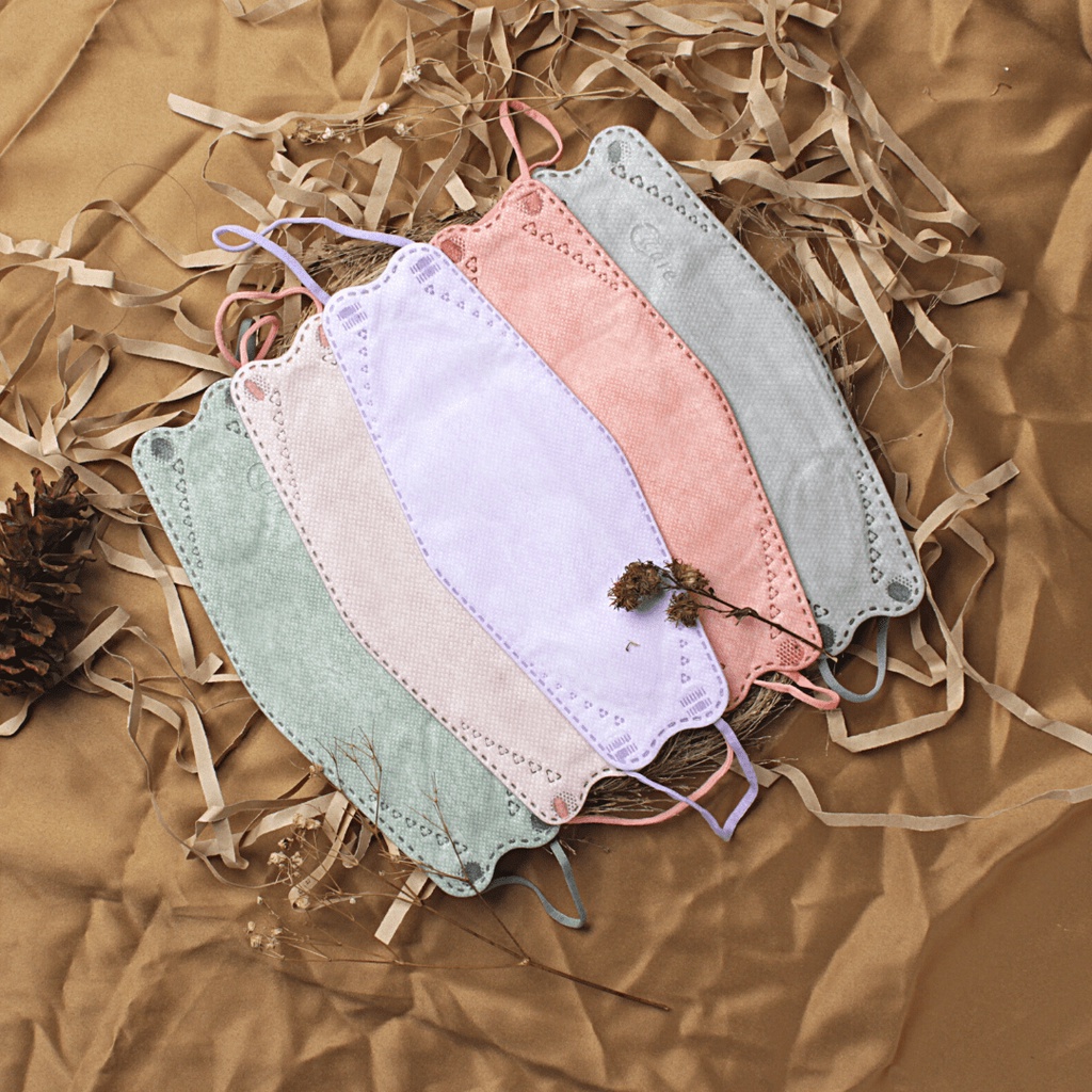 Jual Masker Korea KF94 Steril Warna Hitam & Putih 4 Ply Isi 10 Pcs ...