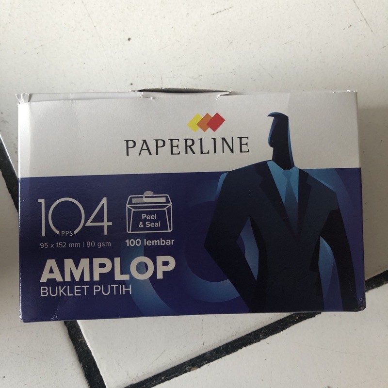 Jual [BOX ISI 100] AMPLOP 104 PPS ENVELOPE PAPERLINE 80 GSM , AMPLOP ...