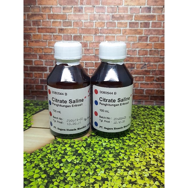 Jual LARUTAN CITRATE SALINE 100mL INDOREAGEN (Penghitungan Eritrosit ...