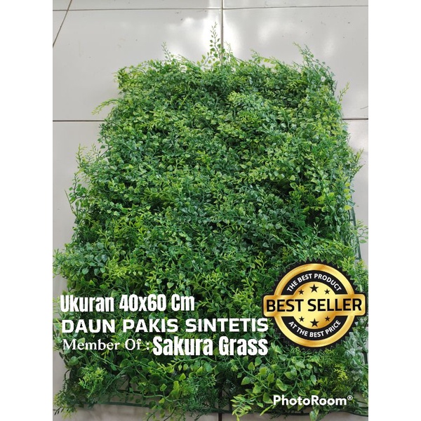 Jual TANAMAN PLASTIK PAKIS SIZE 40X60 CM - DAUN RAMBAT SINTETIS PAKIS ...